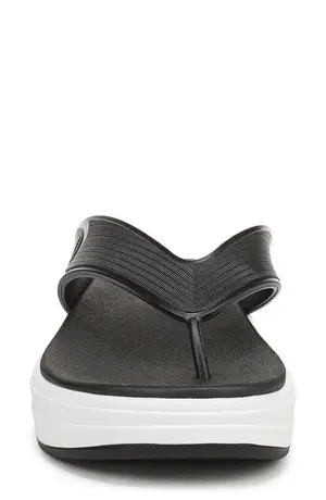 RYKA Viv Platform Thong Sandal - Black