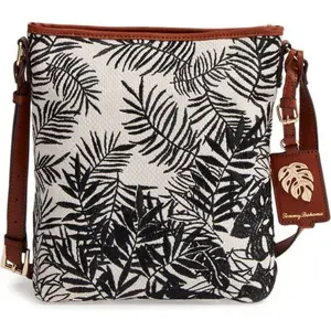 Tommy Bahama Palm Beach Crossbody Bag - Black/cream