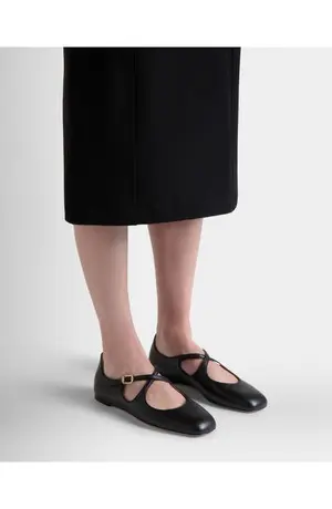 Bally Rina Flat In Lamb Leather