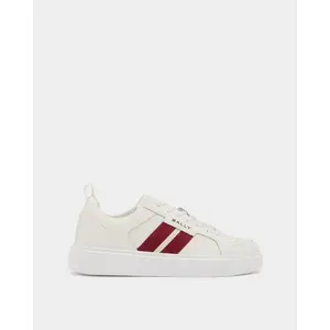 Bally Blayze Sneaker In Calf Leather - White