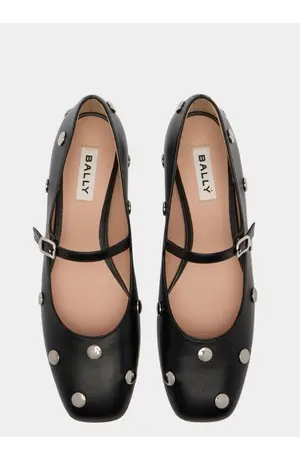 Bally Rina Flat In Leather