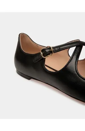 Bally Rina Nappa Leather Ballerinas