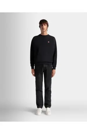 Bally Crewneck Sweatshirt With Crest Logo