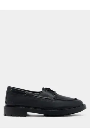 Bally B-lug Derby In Leather - Black