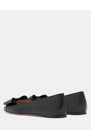 Bally B-bow Flat In Leather