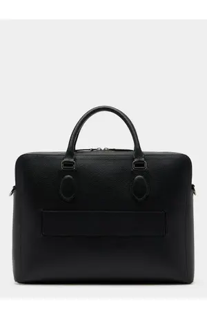 Bally Capitol Briefcase In Grained Leather