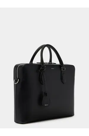Bally Capitol Briefcase In Grained Leather