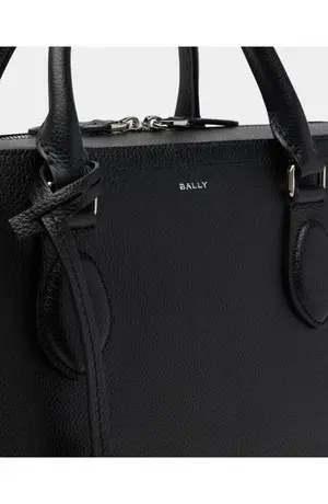 Bally Capitol Briefcase In Grained Leather