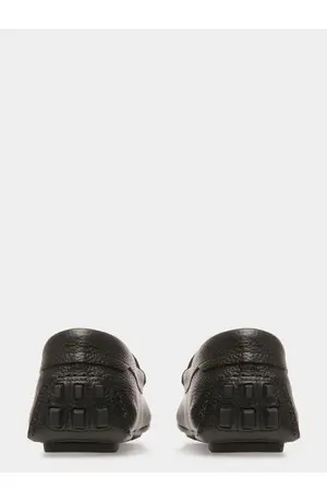 Bally Kerbs Drivers In Leather - Black