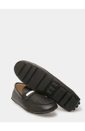 Bally Kerbs Drivers In Leather - Black