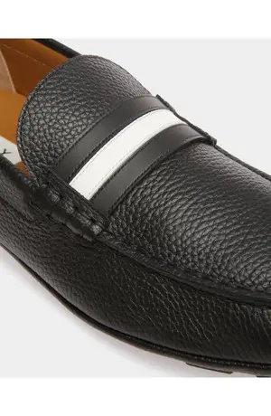 Bally Kerbs Drivers In Leather - Black