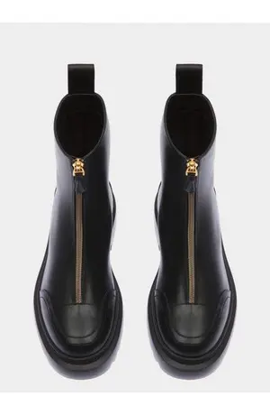 Bally Giuli Leather Booties - Black