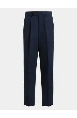 Bally Regular Pleated Pants - Blue