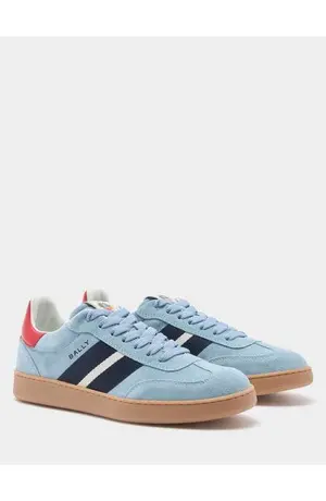 Bally Calf Suede Retro Crest Sneakers