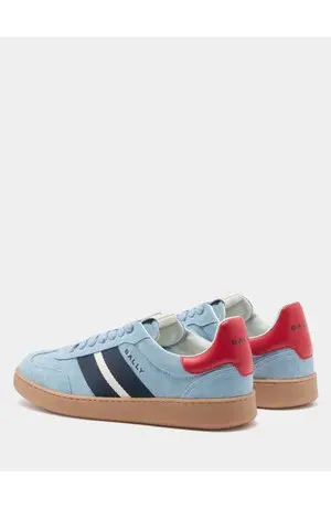 Bally Calf Suede Retro Crest Sneakers
