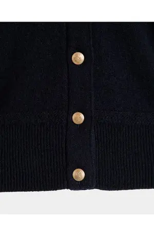 Bally Cashmere Cardigan With Emblem Buttons