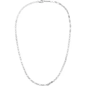 Lana Jewelry 14k Gold Nude Chain Choker Necklace - 14k White Gold