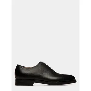 Bally Schoenen Oxford In Grained Leather - Black