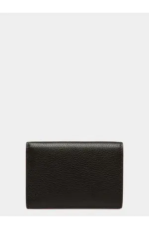 Bally Lock Me Wallet In Leather - Black