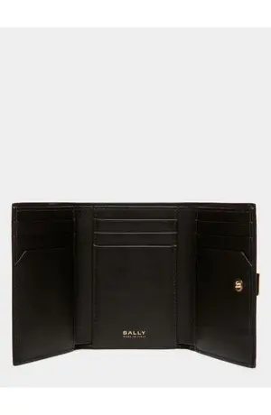 Bally Lock Me Wallet In Leather - Black