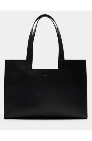 Bally Leather Tote Bag - Black