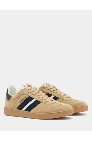 Bally Retro Crest Low Top Sneakers - Brown