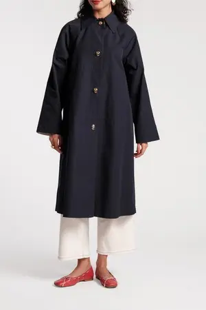 FRANCES VALENTINE Spiffy Trench - Navy
