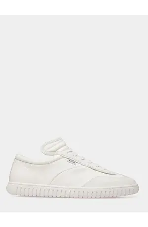 Bally Player Sneakers In Calf Leather - White