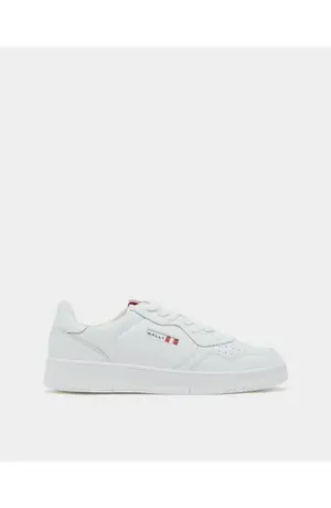 Bally Jasper Sneaker In And Leather - White