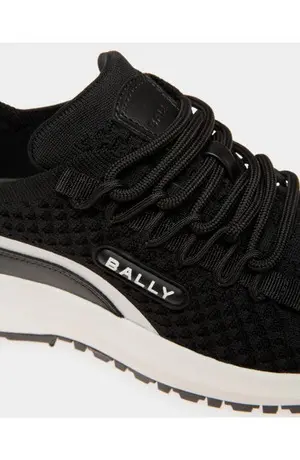 Bally Outline Knit Sneakers - Black