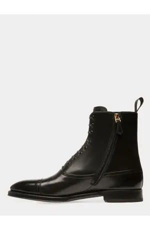 Bally Scribe Booties In Calf Leather