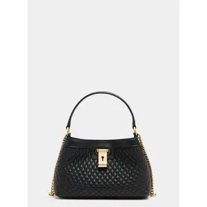 Bally Lock Me Minibag In Quilted Leather - Black