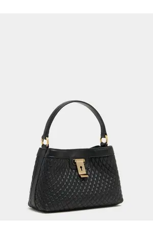 Bally Lock Me Minibag In Quilted Leather