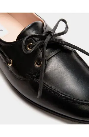 Bally Plume Leather Moccasin