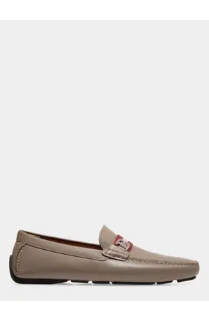 Bally Sheep Leather Driver - Natural