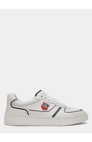 Bally Raise Sneaker In Plain Leather - White