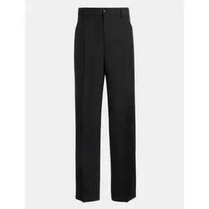 Bally Pants In A Melange Wool Blend - Black