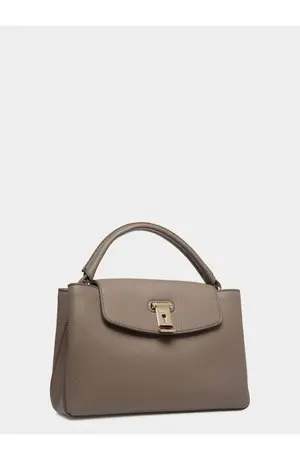 Bally Lock Me Small Top Handle Bag - Brown