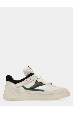 Bally Plain Calf Leather Raise Sneaker - White