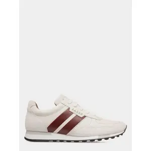 Bally Sneaker In Plain Calf Leather - White