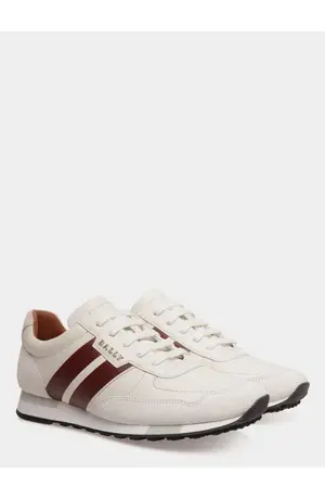 Bally Sneaker In Plain Calf Leather