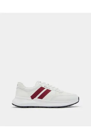 Bally Sylen Sneaker In Calf Leather - White