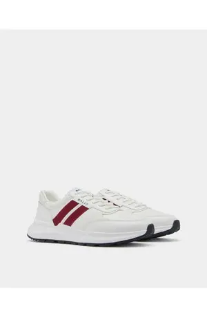 Bally Sylen Sneaker In Calf Leather - White