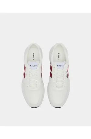 Bally Sylen Sneaker In Calf Leather - White