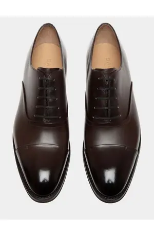 Bally Scribe Leather Oxfords - Ebano 21