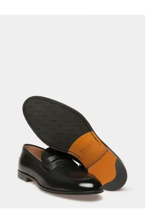 Bally Webb Penny Loafer In Calf Leather