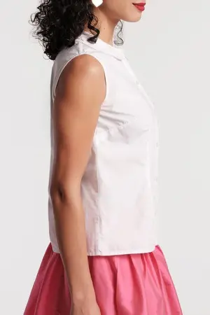 FRANCES VALENTINE Louise Heart Collar Top