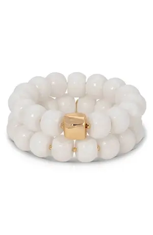Ettika Set Of Two Power Beaded Stackable Bracelets