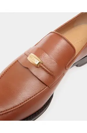 Bally Scribe Loafer In Grained Leather