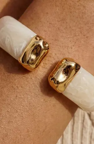 Ettika Carved Relic Cuff Bracelet